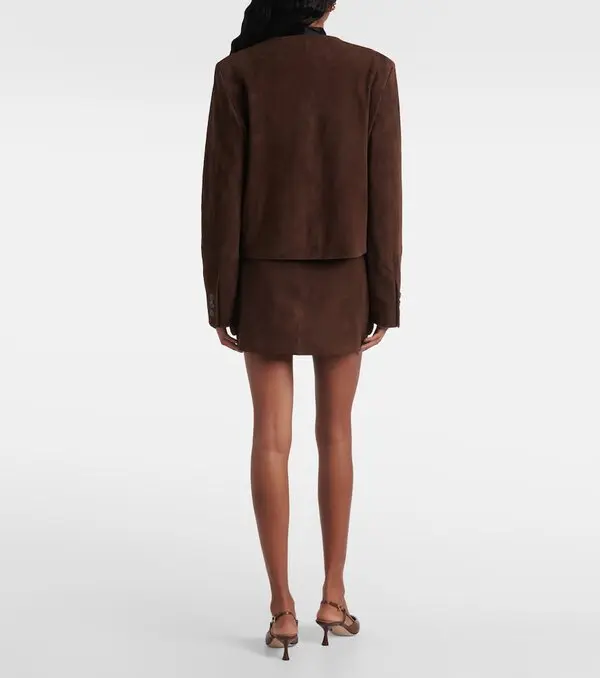 BLAZÉ MILANO Gliss Bolero Suede Jacket