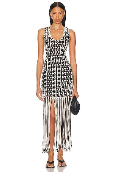 Simkhai Sonia Tank Dress - Sand Multi