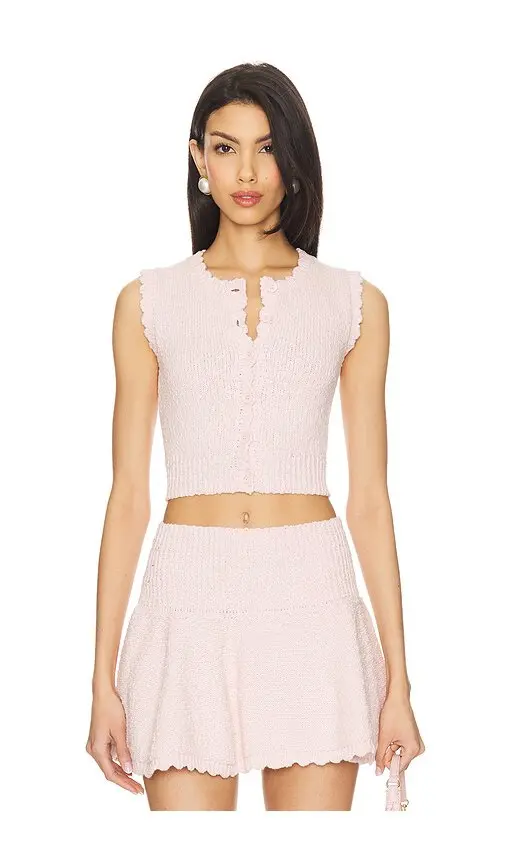 Majorelle Pippa Vest - Blush