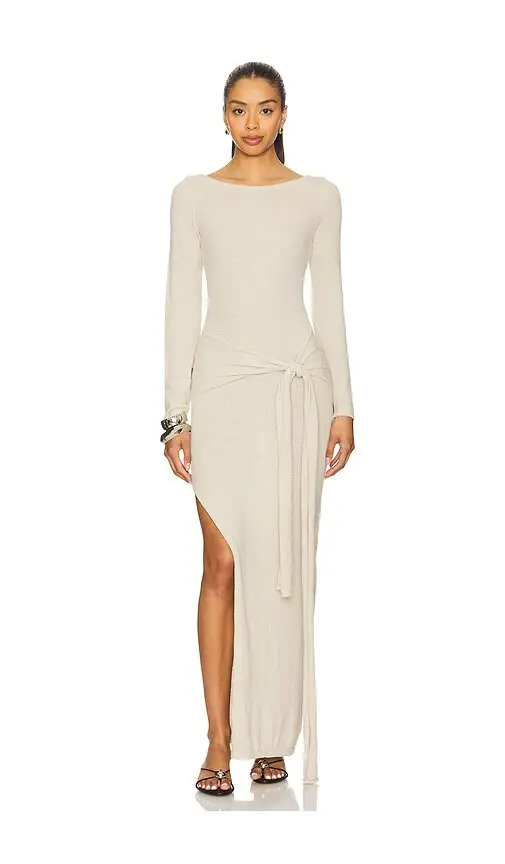 SNDYS. Misha Maxi Dress - Neutral