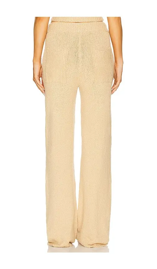 AYA MUSE Soleil High-waisted Knit Trousers