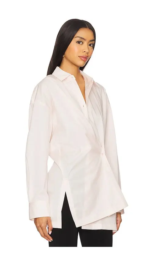 EAVES Lo Reworked Shirt - Blush