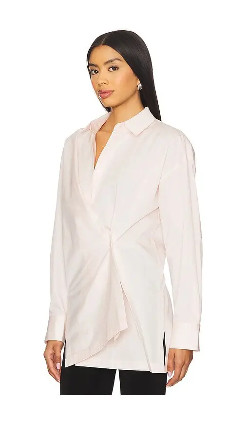 EAVES Lo Reworked Shirt - Blush