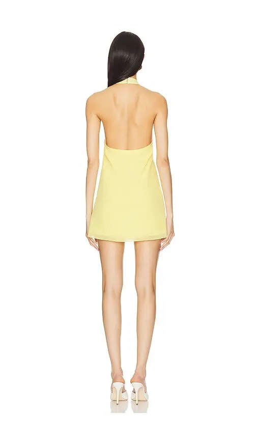 MORE TO COME Calanthe Mini Dress - Yellow