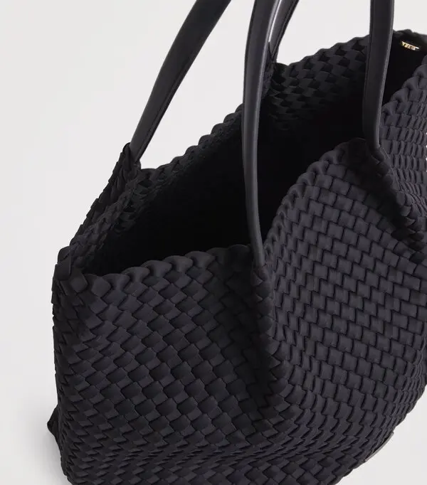 Harrods Neoprene Woven East-west Tote Bag - Black