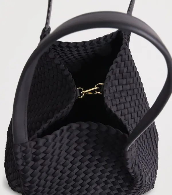 Harrods Neoprene Woven East-west Tote Bag - Black