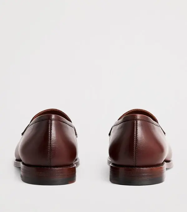Polo Ralph Lauren Leather Maestra Penny Loafers - Brown