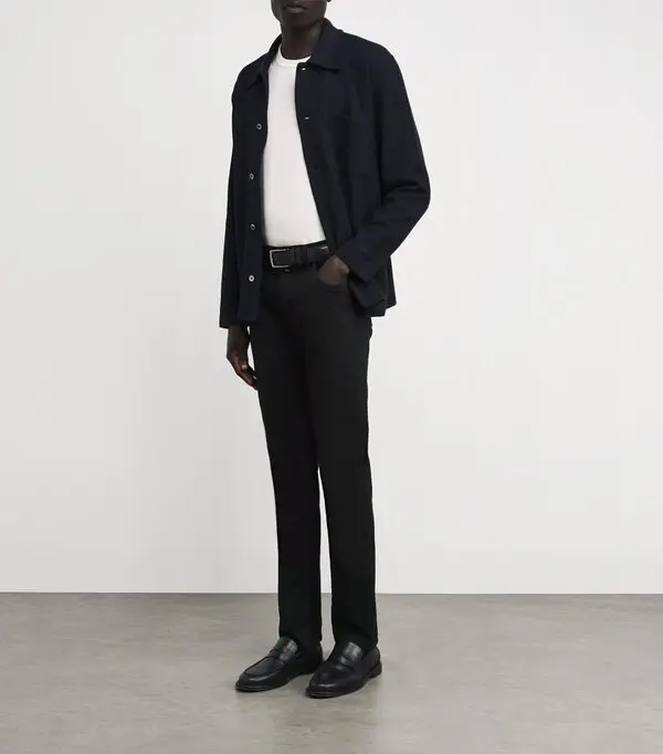 Jacob Cohen Limited Edition Crocodile Patch Slim Jeans - Black