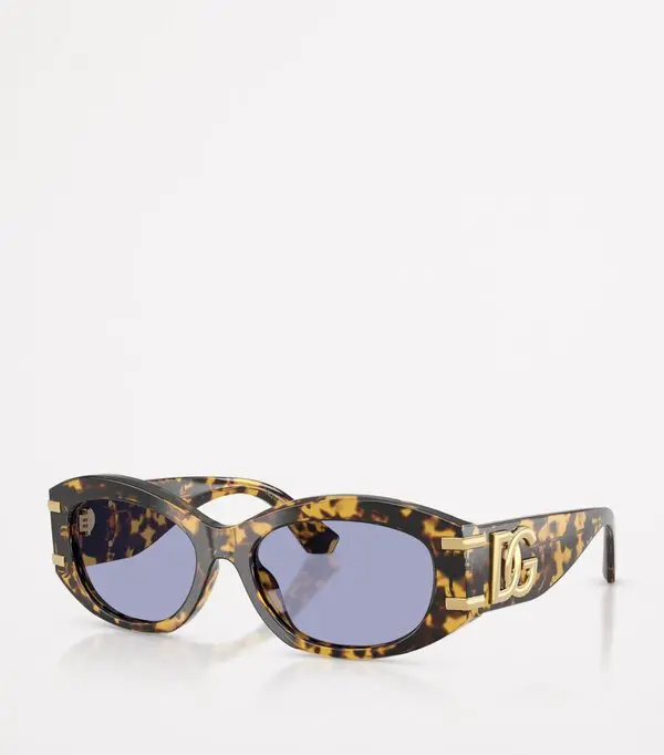 Dolce & Gabbana Dg Millennials Oval Sunglasses - Brown