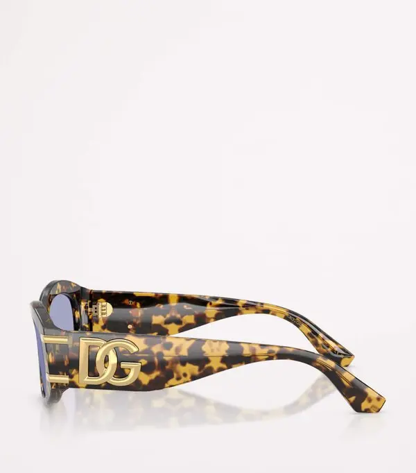 Dolce & Gabbana Dg Millennials Oval Sunglasses - Brown