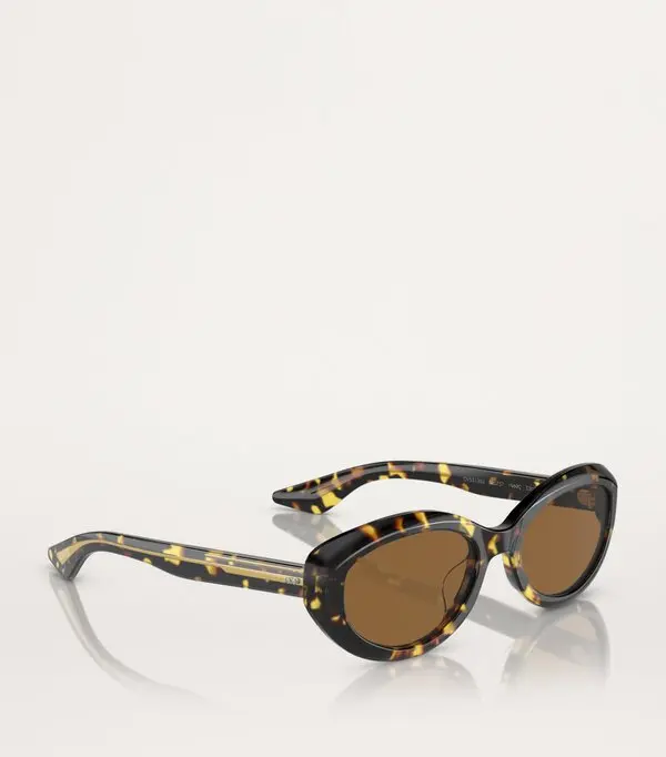 Oliver Spencer Acetate Oval Frame Sunglasses