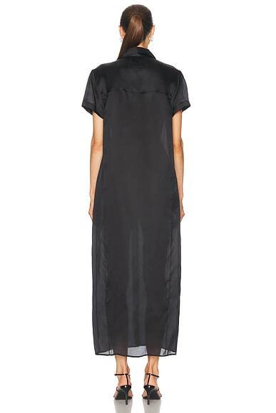 Khaite Effy Organza Dress - Black
