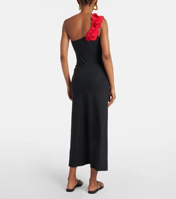 KARLA COLLETTO Floral-applique Beach Cover-up