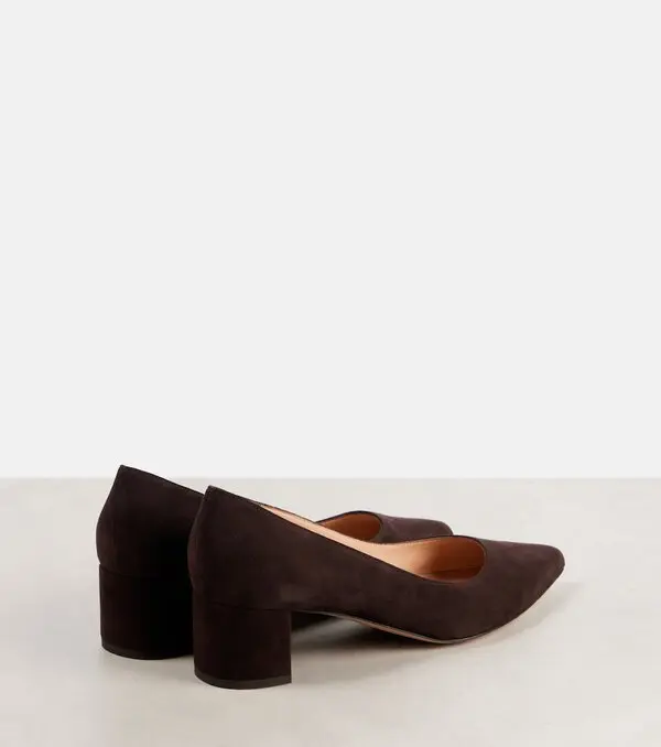 GIANVITO ROSSI Piper 45 Suede Pumps