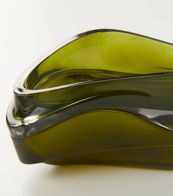 ZAHA HADID DESIGN Plex Set Of 2 Crystal Decorative Trays