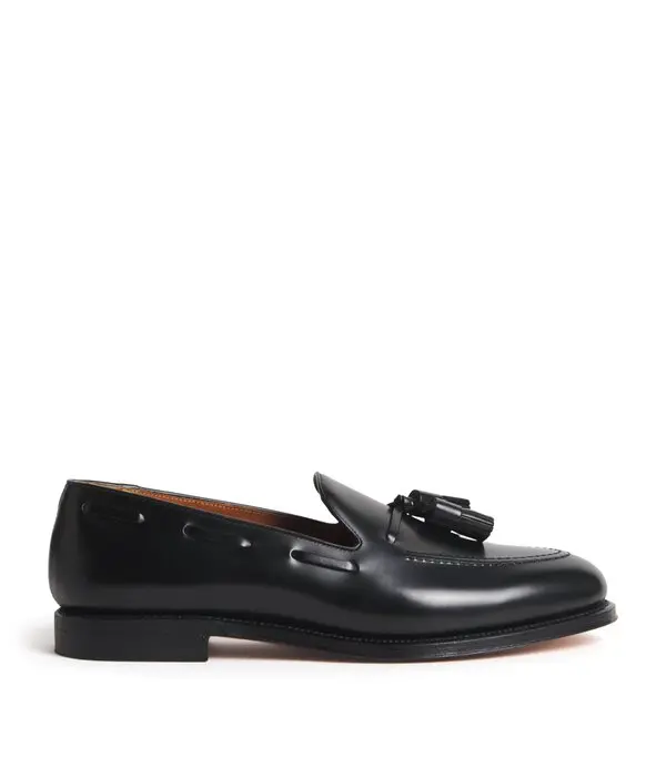 Polo Ralph Lauren Leather Tasselled Loafers - Black