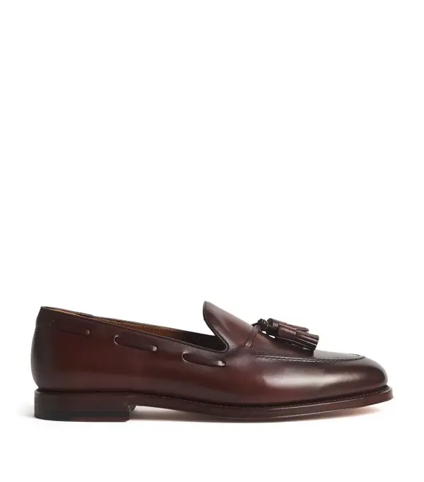 Polo Ralph Lauren Leather Tasselled Loafers - Brown