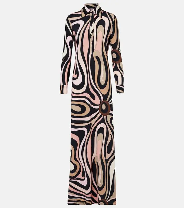 Emilio Pucci Marmo Shirtdress - Multicoloured