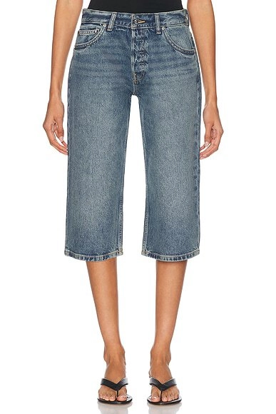 EB DENIM Adley Low Rise Loose Capri Jeans