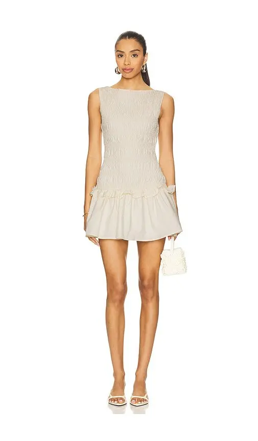 MORE TO COME Myah Mini Dress - Ivory