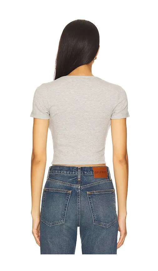 GRLFRND Baby Tee - Grey