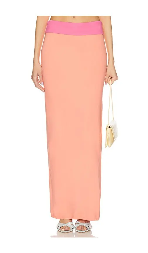 LOVERS AND FRIENDS Tulip Maxi Skirt - Peach
