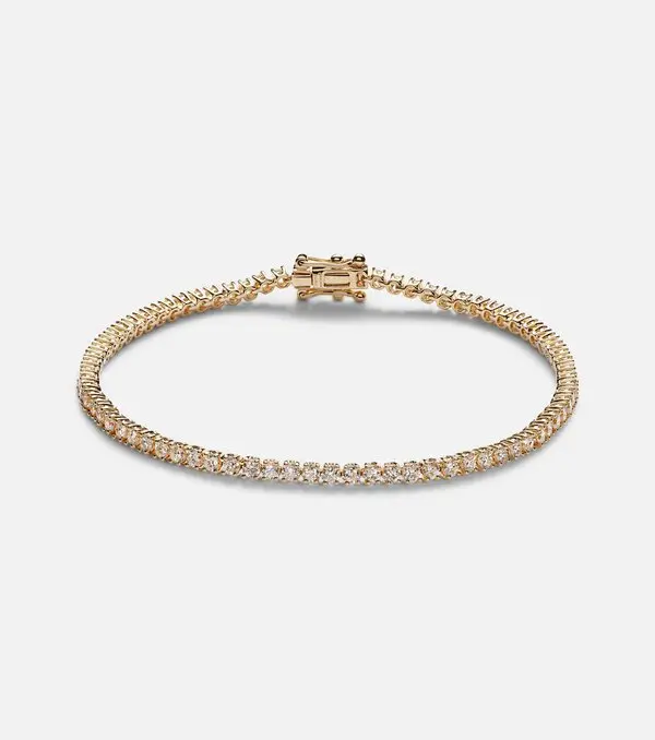 ANITA KO Hepburn 18kt Yellow Diamond Tennis Bracelet - Gold
