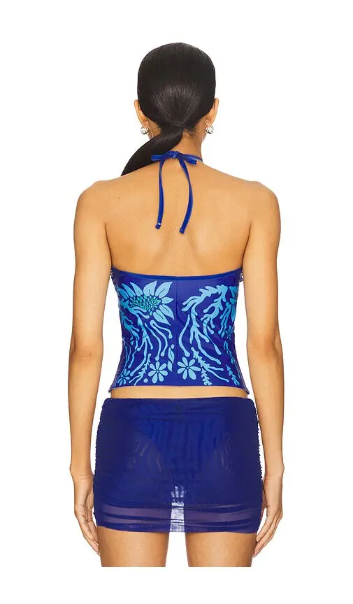 DI PETSA Flora Halter Top