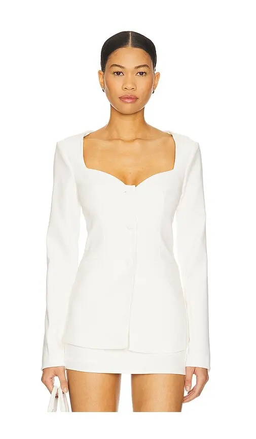 ALL THE WAYS Arielle Blazer - White
