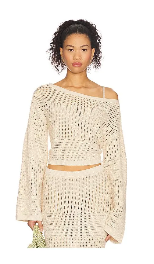 LOVERS AND FRIENDS Aneta Knit Top - Beige
