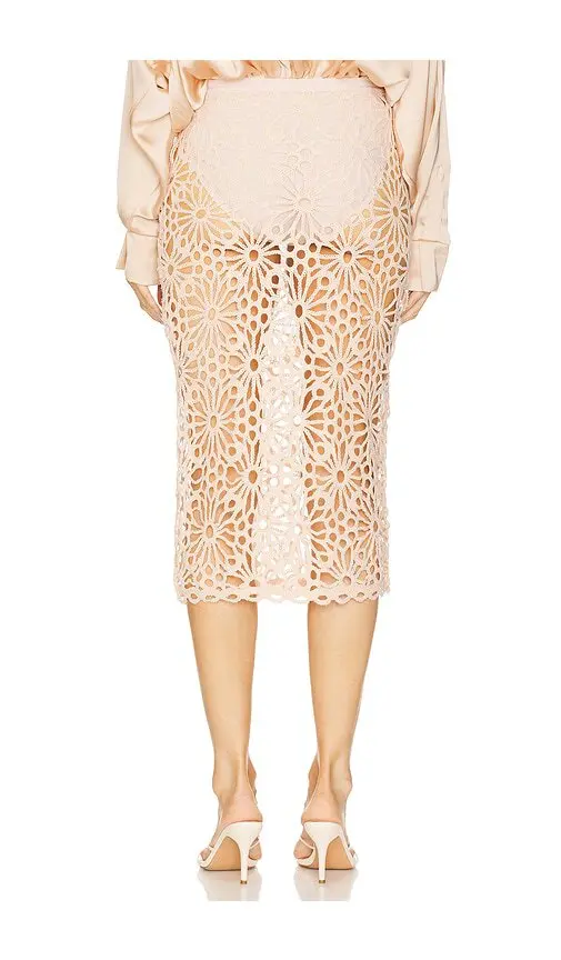 Norma Kamali Straight Midi Skirt