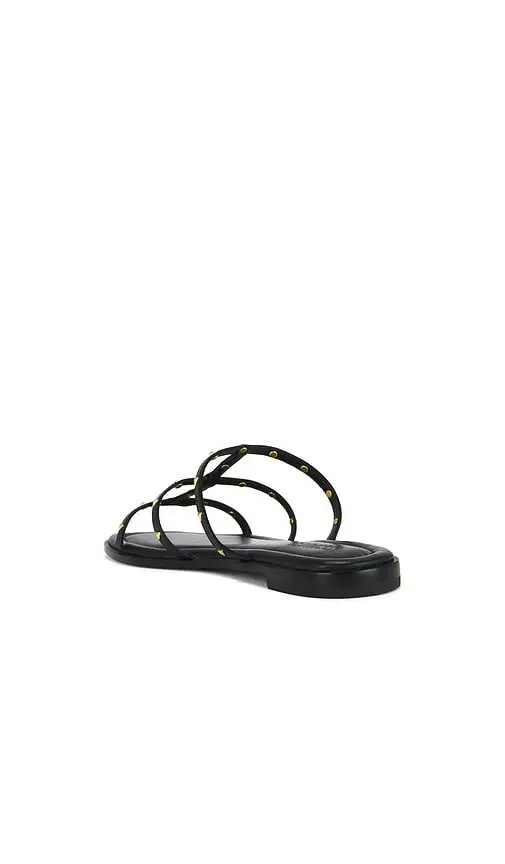 Schutz Lydia Studded Leather Sandals
