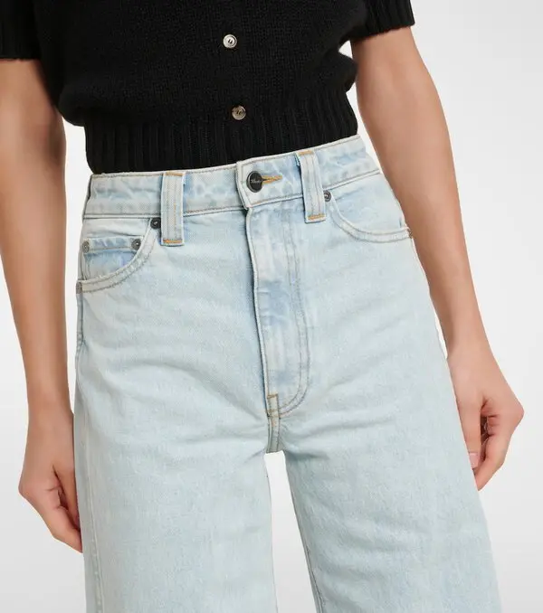 Khaite Dane Wide-leg Jeans