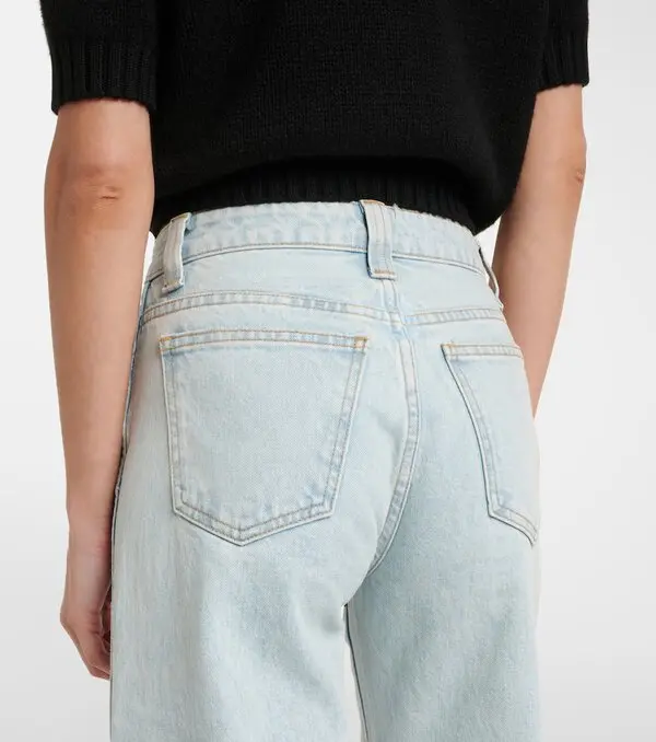 Khaite Dane Wide-leg Jeans