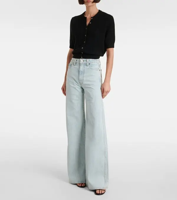 Khaite Dane Wide-leg Jeans