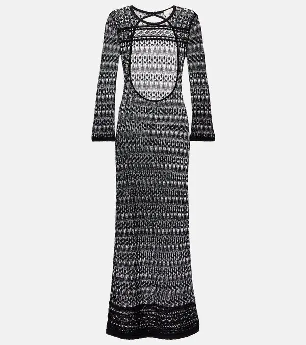 Isabel Marant Étoile Paloma Crochet Cotton-blend Maxi Dress - Black