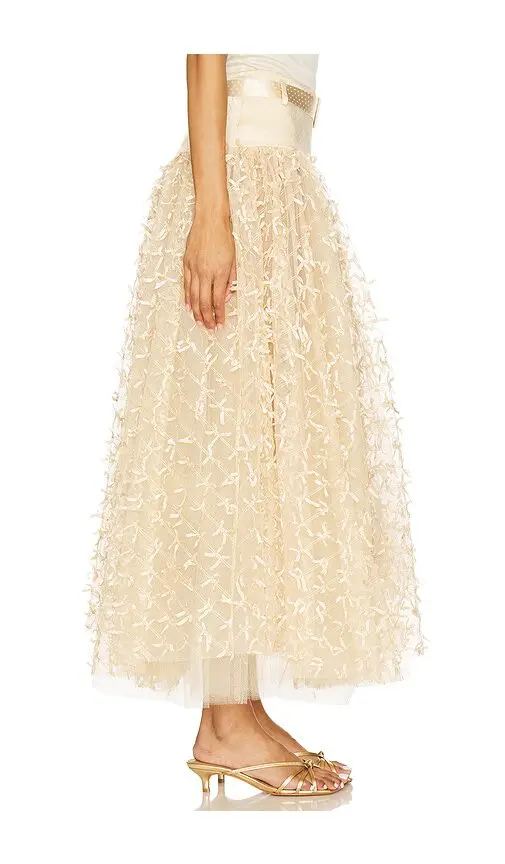 SIEDRES Tulle Skirt With Detachable Belt