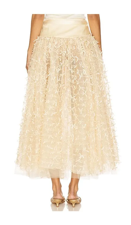 SIEDRES Tulle Skirt With Detachable Belt