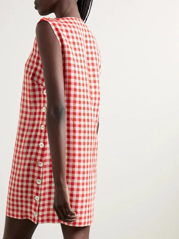 DÔEN Coraline Gingham Mini Dress