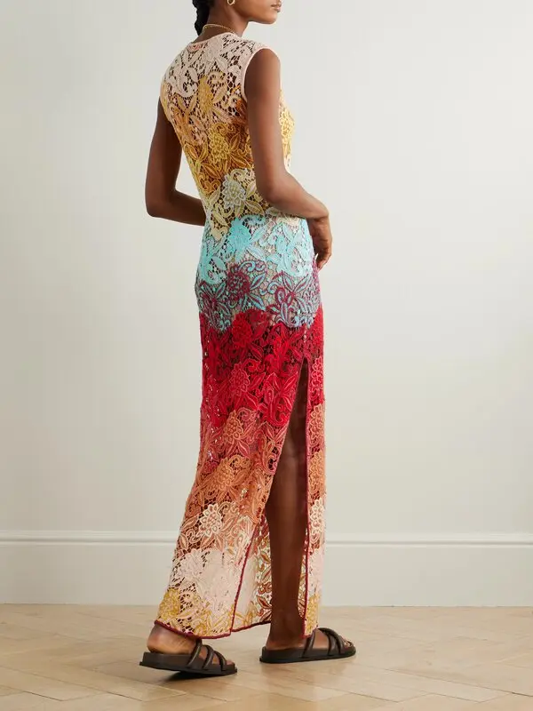 Etro Macramé Maxi Dress