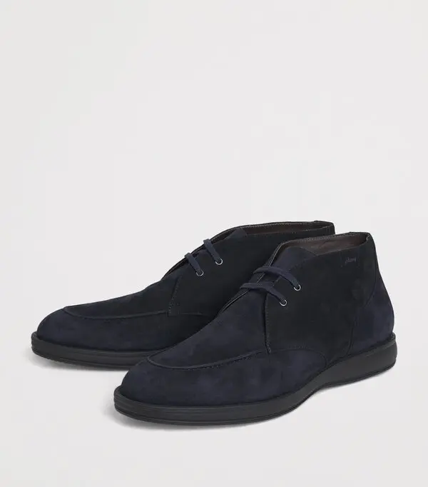 Brioni Suede Journey Ankle Boots