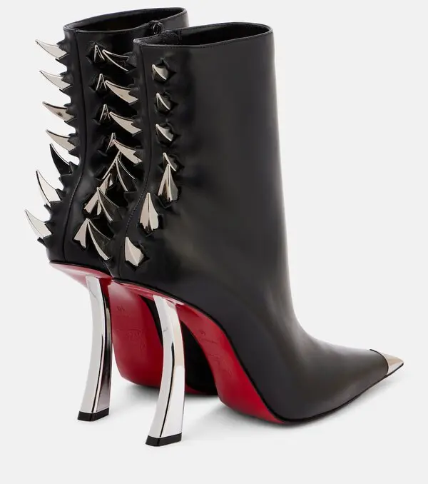 CHRISTIAN LOUBOUTIN Kate Max Leather Ankle Boots