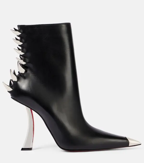 CHRISTIAN LOUBOUTIN Kate Max Leather Ankle Boots