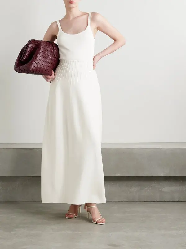 Gabriela Hearst Annamaria Silk Maxi Skirt - Ivory