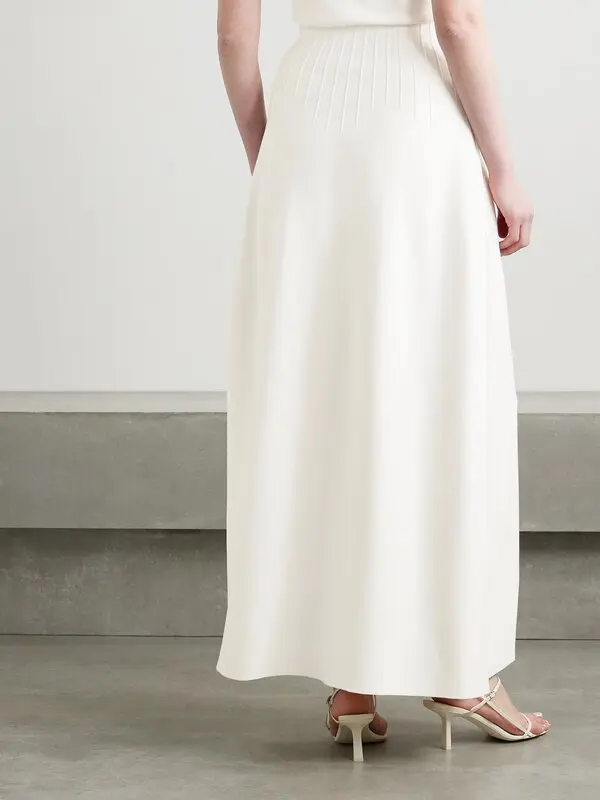 Gabriela Hearst Annamaria Silk Maxi Skirt - Ivory
