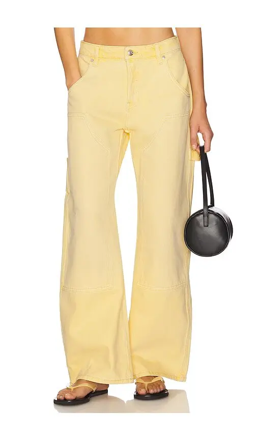 EB DENIM Enzo Double Knee Carpenter Jeans - Lemon