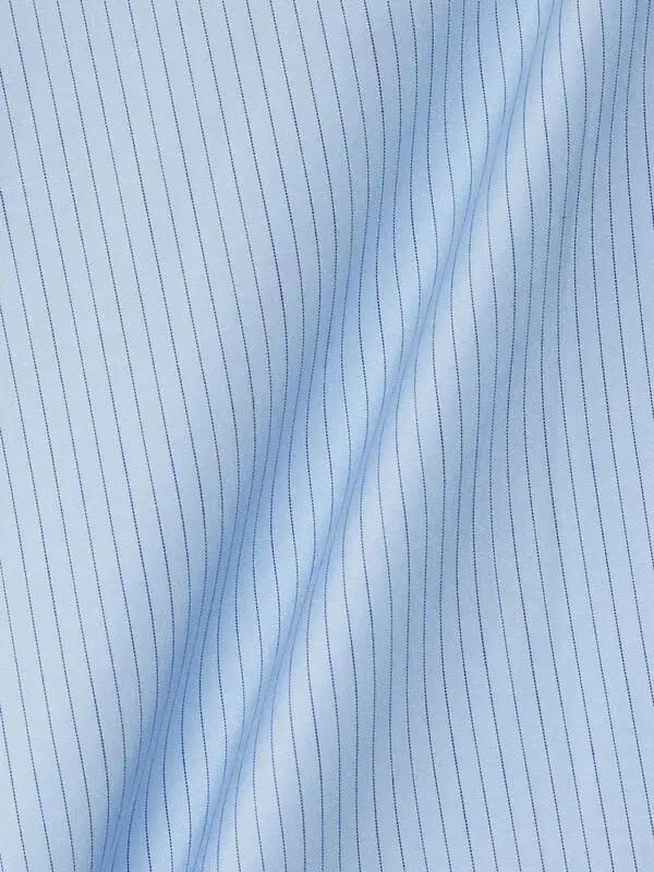 Thierry Colson Lizbeth Pinstriped Cotton-poplin Mini Dress
