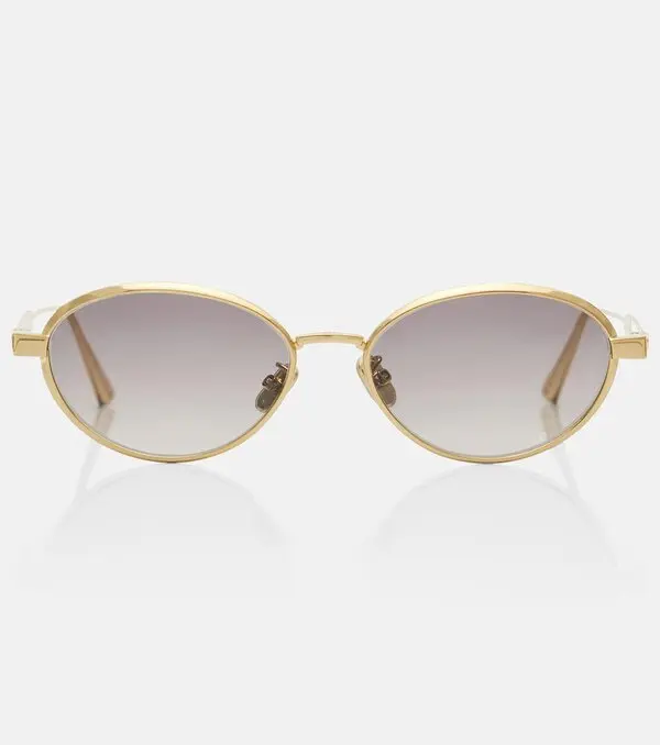 Dior Diorcannage R1u Oval Sunglasses - Gold