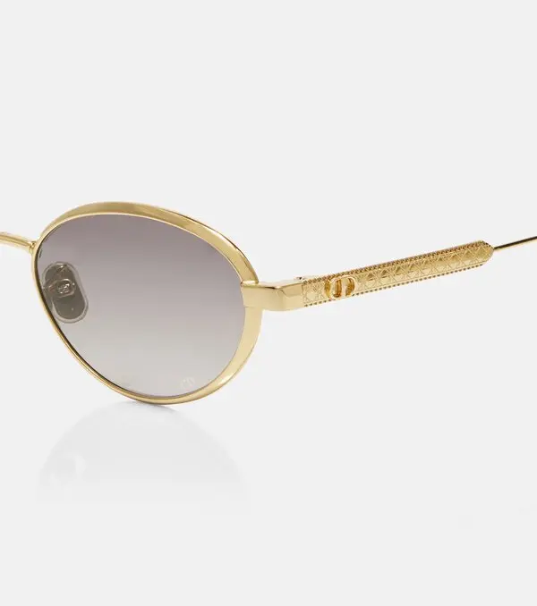 Dior Cannage R1u Oval Sunglasses