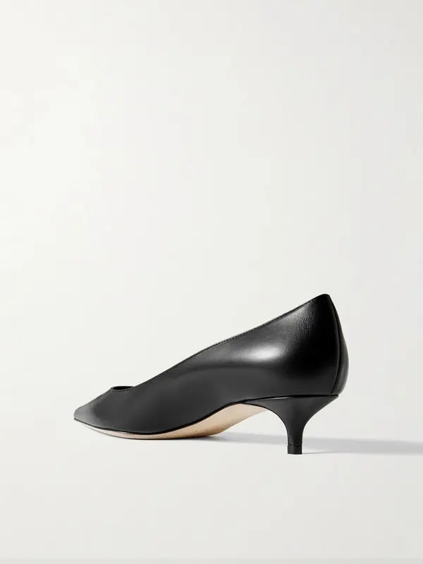 JIMMY CHOO Amelia 30 Leather Pumps - Black